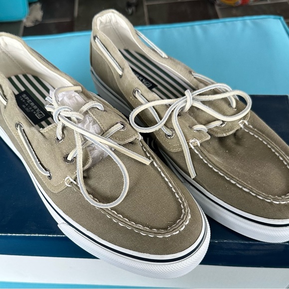 Sperry | Shoes | Sperry Tan Boat Shoes With Moccasin Design And Nonslip ...